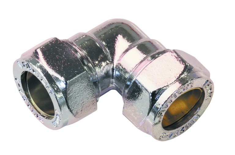 45 Degree Elbow Compression Brass - Lawton Tubes