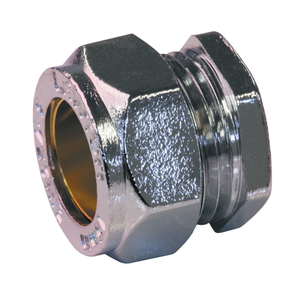 End Cap Chrome Plated Brass - Lawton Tubes