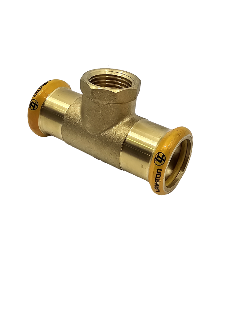 FEMALE BRASS TEE PRESS GAS - Lawton Tubes